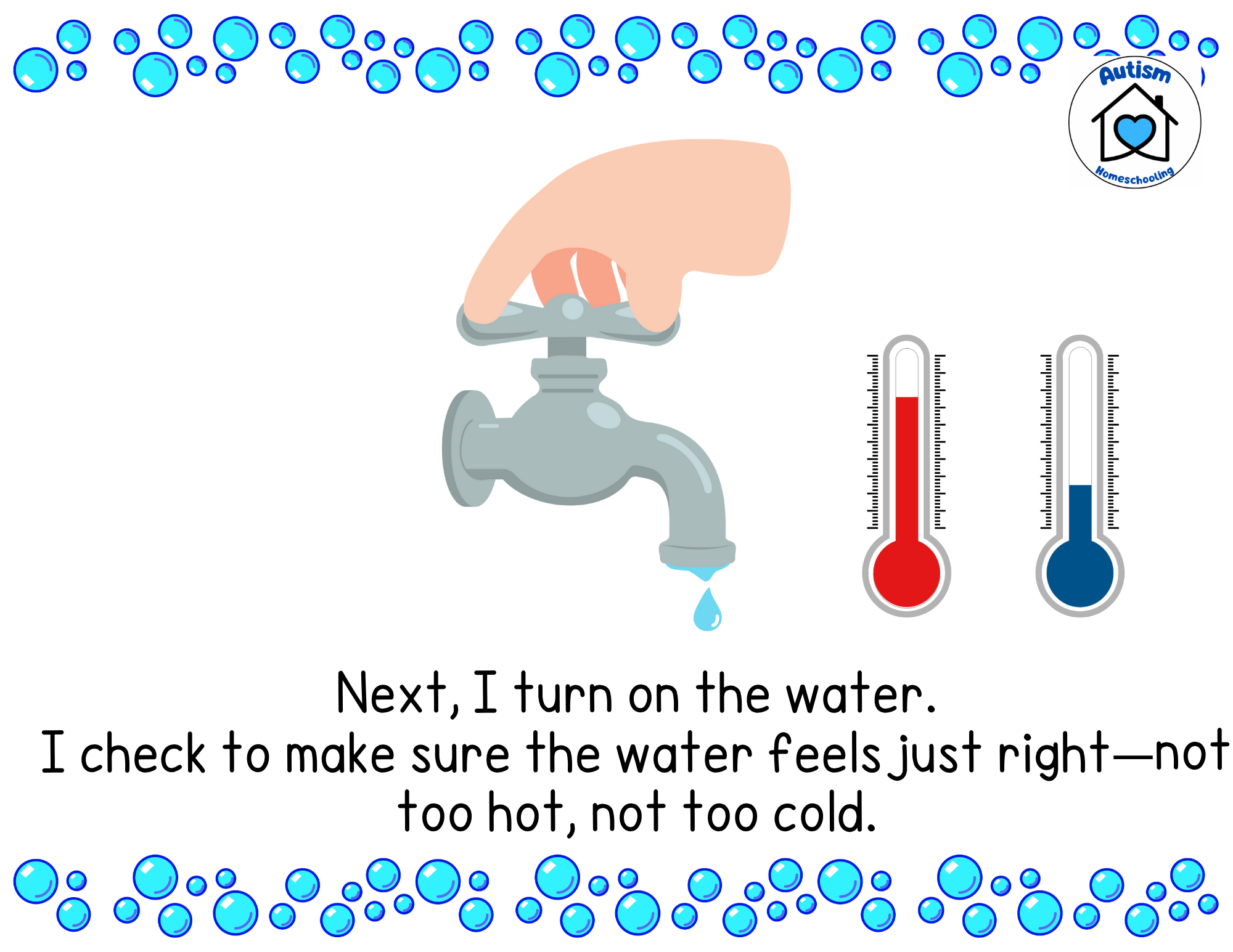 Autism Homeschooling Shower Visuals and Social Stories – Autism ...